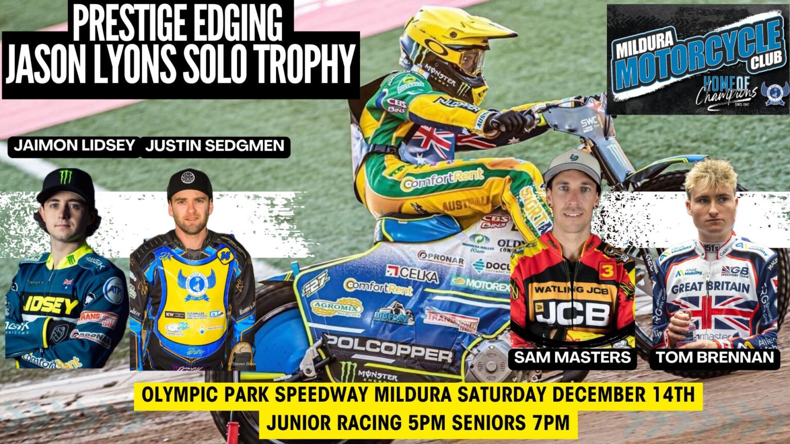 PRESTIGE EDGING JASON LYONS SOLO TROPHY | Motorcycling Victoria